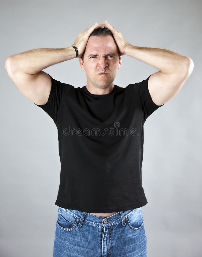 Frustrated stock image. Image of pain, frustration, depression - 20504801