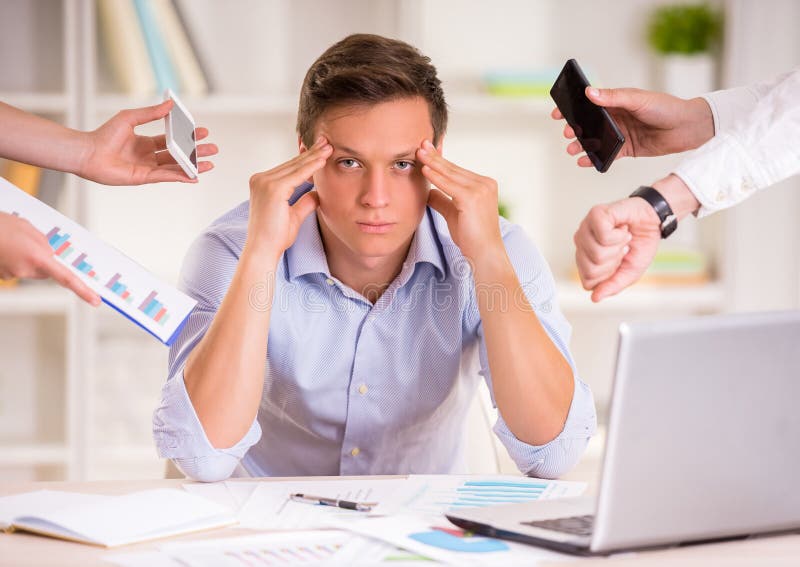 Frustrated man stock image. Image of professional, office - 58312427