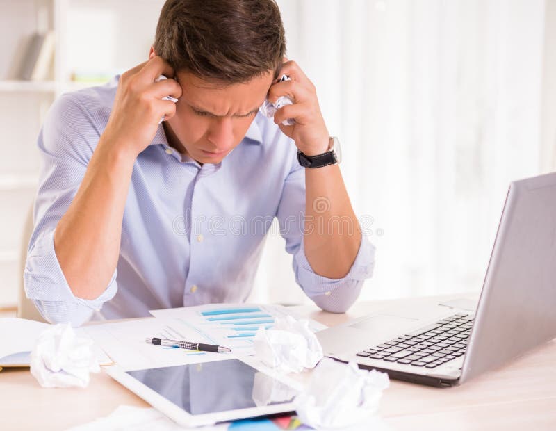 Frustrated man stock photo. Image of leaning, adult, longing - 58312366