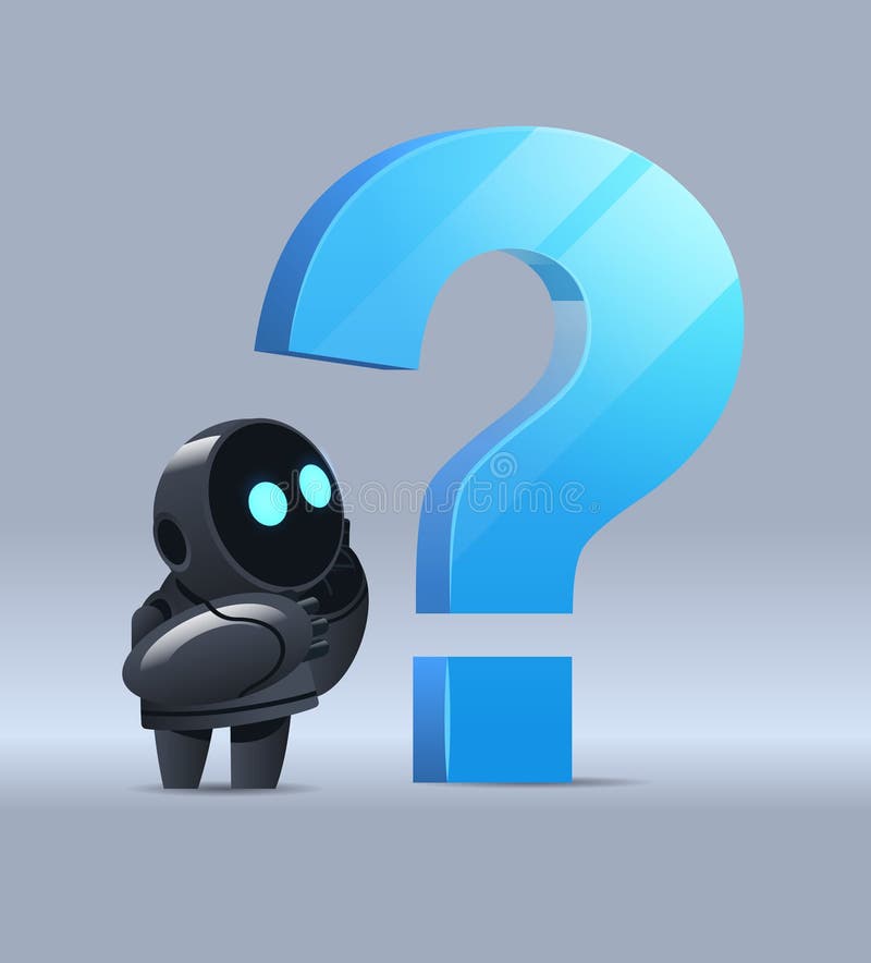 Robot Question Mark Stock Illustrations – 574 Robot Question Mark Stock ...