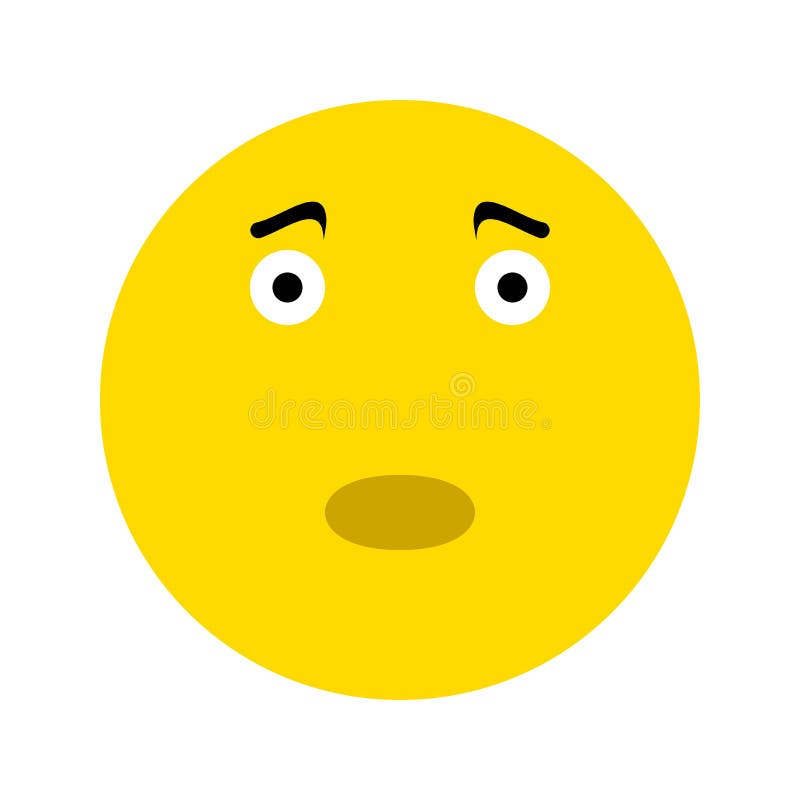 Frustrated Smiley. Icon. Emotions. Stock Illustration - Illustration of ...