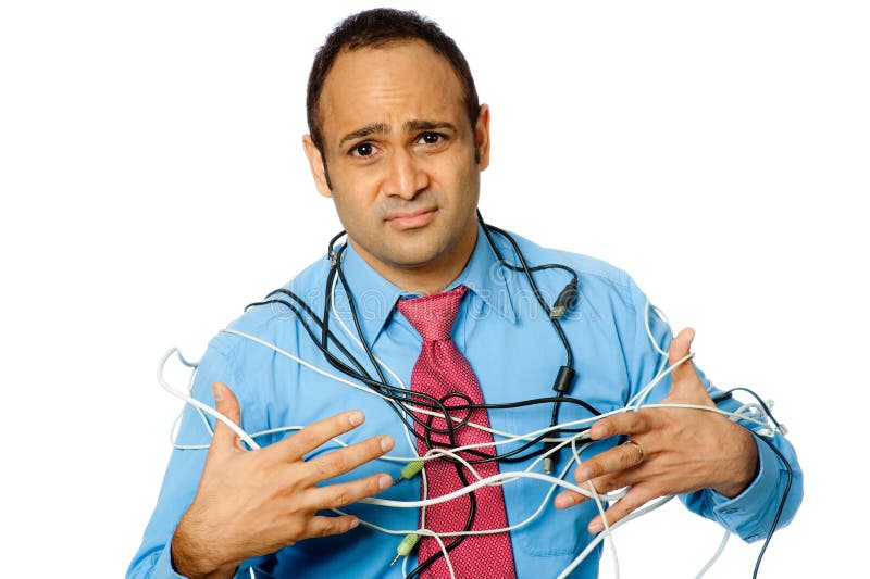 Frustrated with Technology stock image. Image of asian - 8168087