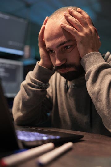 Stressed Software Developer Html Stock Photos - Free & Royalty-Free ...