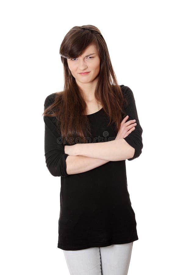 Pouty girl stock photo. Image of people, attitude, pout - 36532968