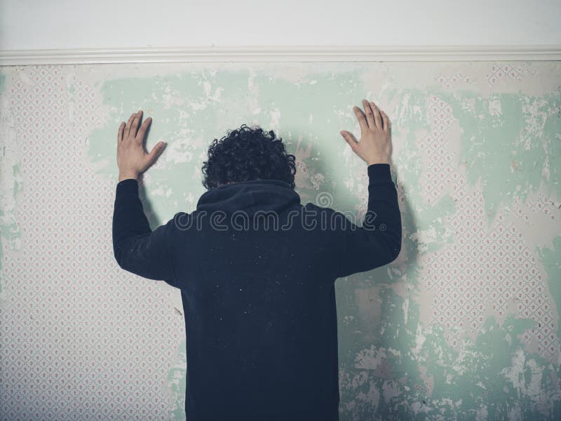 Angry Man Hitting Wall Photos - Free & Royalty-Free Stock Photos from ...