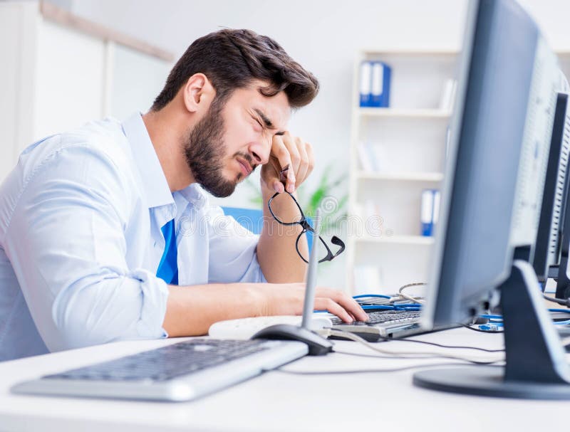 Frustrated Young Man Due To Weak Internet Reception Stock Image - Image ...