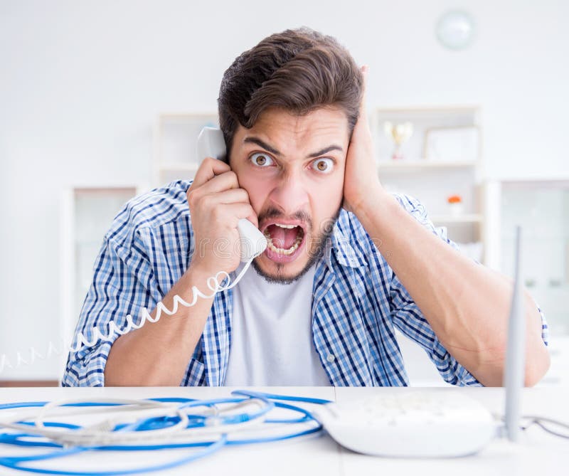 Man Angry Router Stock Photos - Free & Royalty-Free Stock Photos from ...