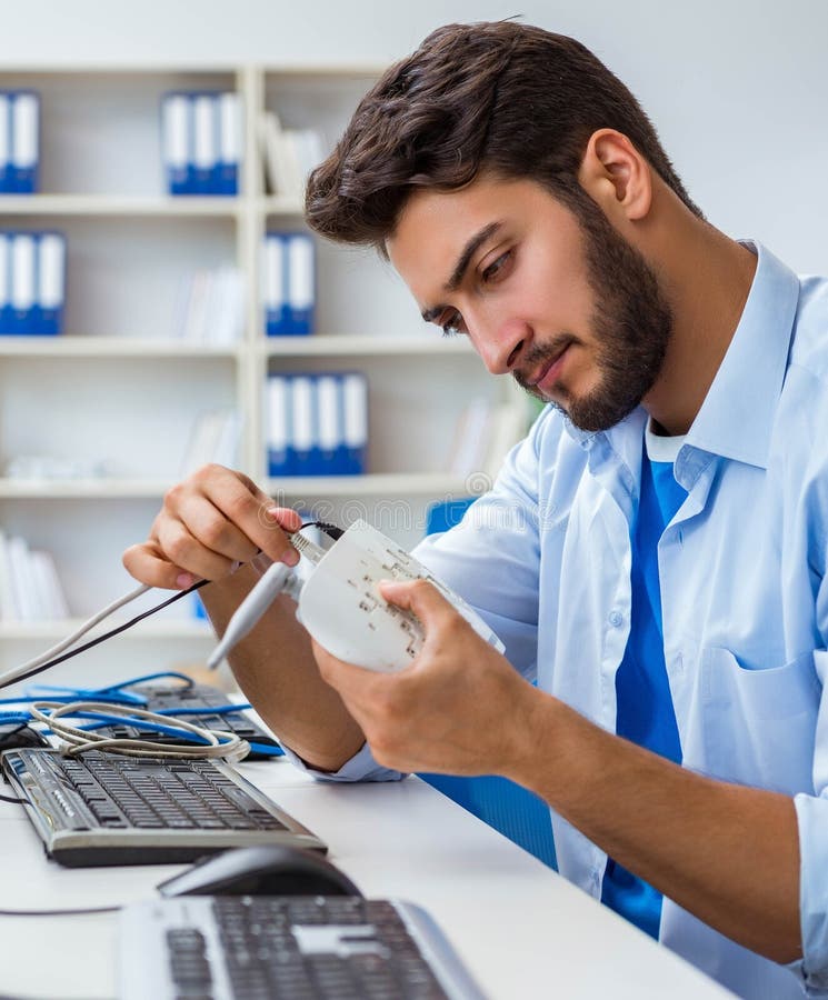 Frustrated Young Man Due To Weak Internet Reception Stock Image - Image ...