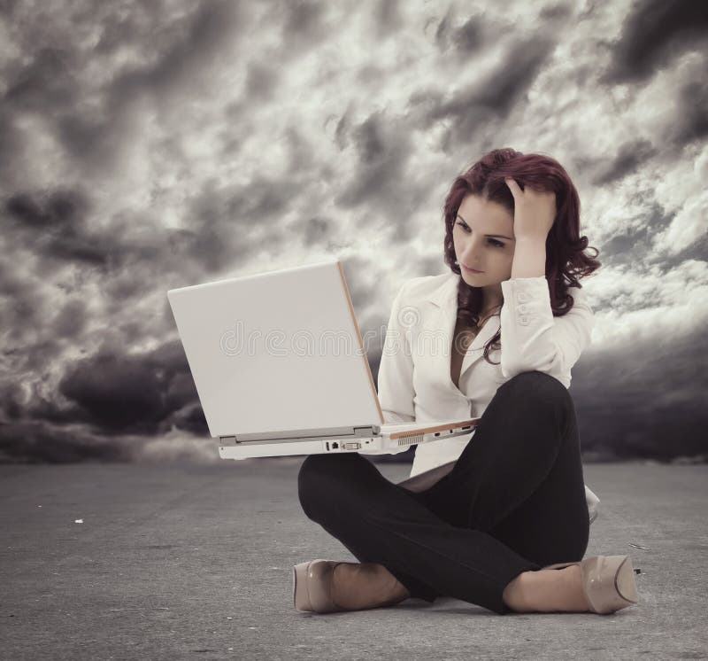 Frustrated stock image. Image of face, clouds, service - 33316427