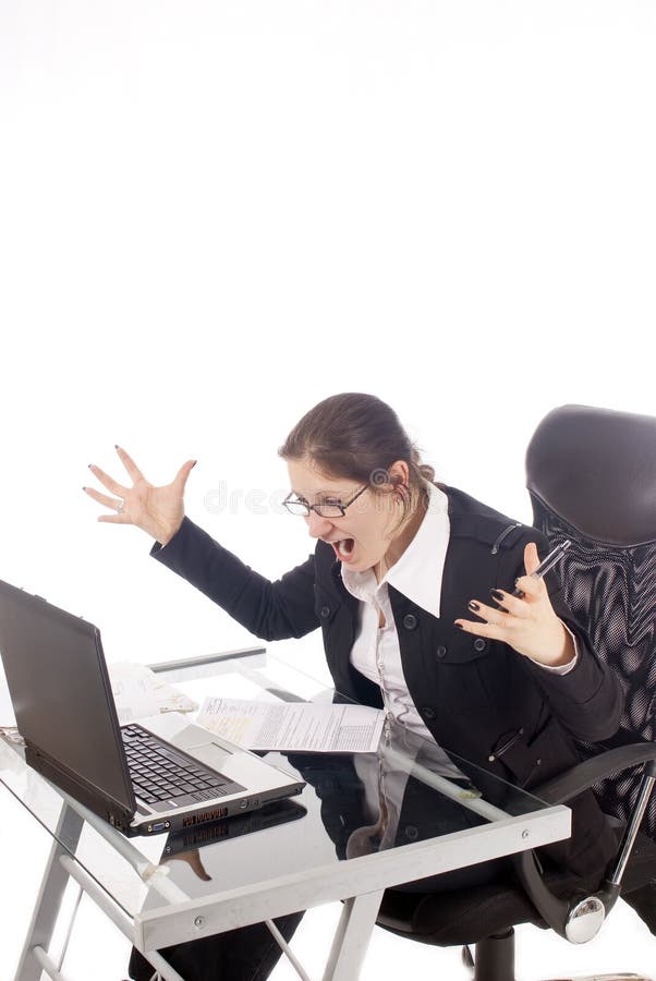 Frustratie stock afbeelding. Image of holding, wijfje - 8861413