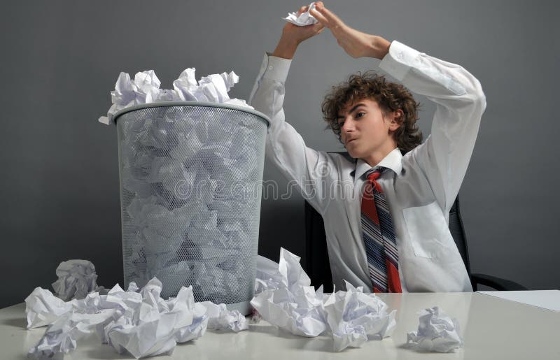 Frustration stock photo. Image of young, work, school - 8500036