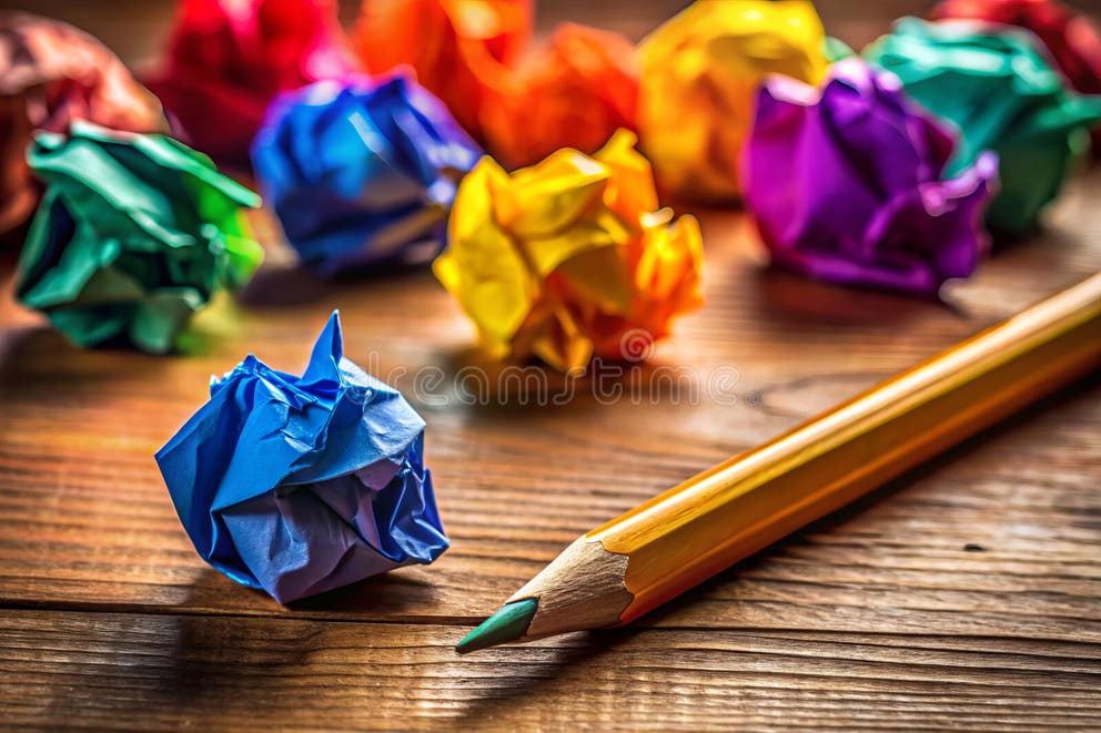 Frustration and Discontentment Reflected in a Broken Pencil and ...