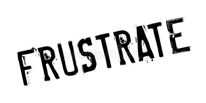 Frustrieren Sie Stempel vektor abbildung. Illustration von symbol ...