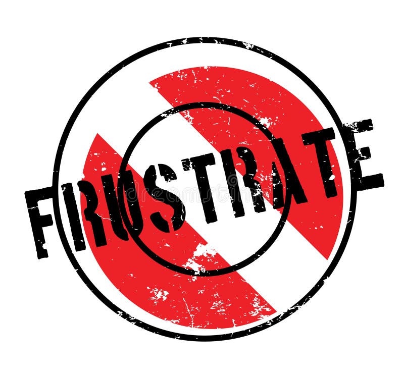 Frustrieren Sie Stempel vektor abbildung. Illustration von konzept ...