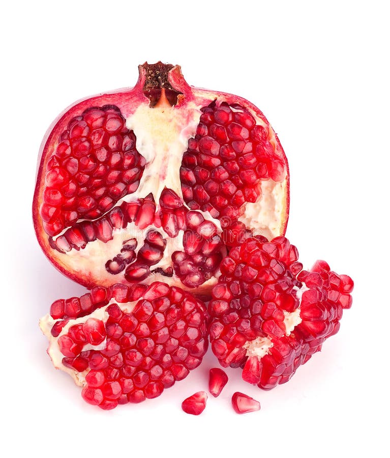 Fruta da romã aberta imagem de stock. Imagem de fruta - 22676103
