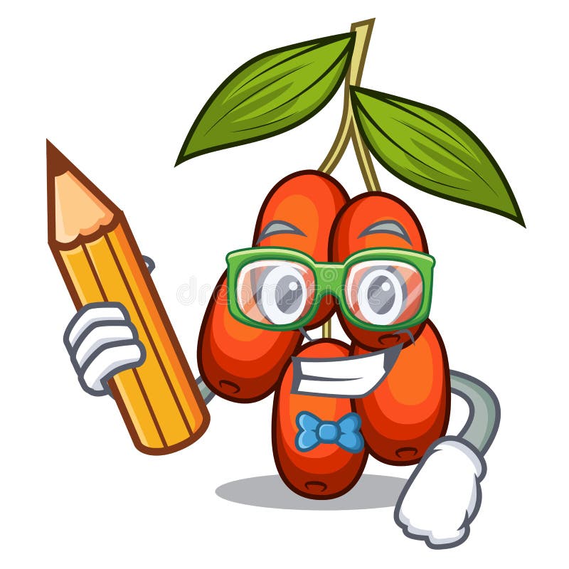 Fruta De La Azufaifa Del Estudiante Aislada Con La Historieta ...