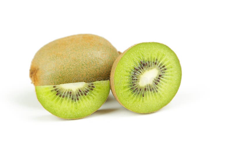 Fruta De Quivi Isolada No Branco Foto de Stock - Imagem de alimento ...
