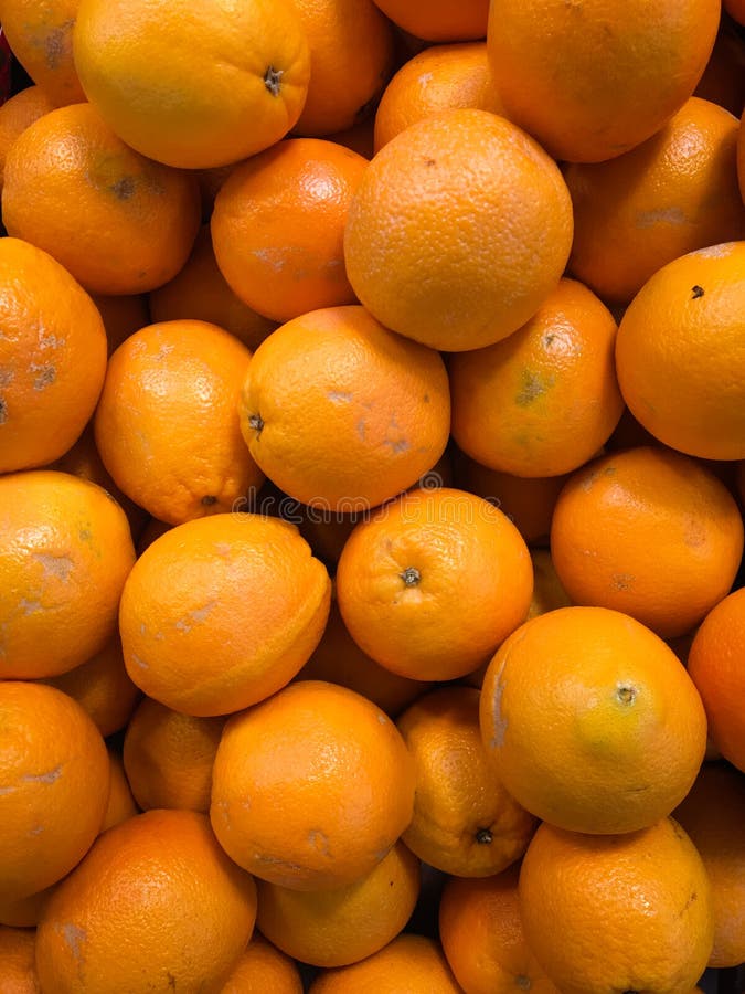 Fruta Fresca De Muchas Naranjas Foto de archivo - Imagen de planta ...