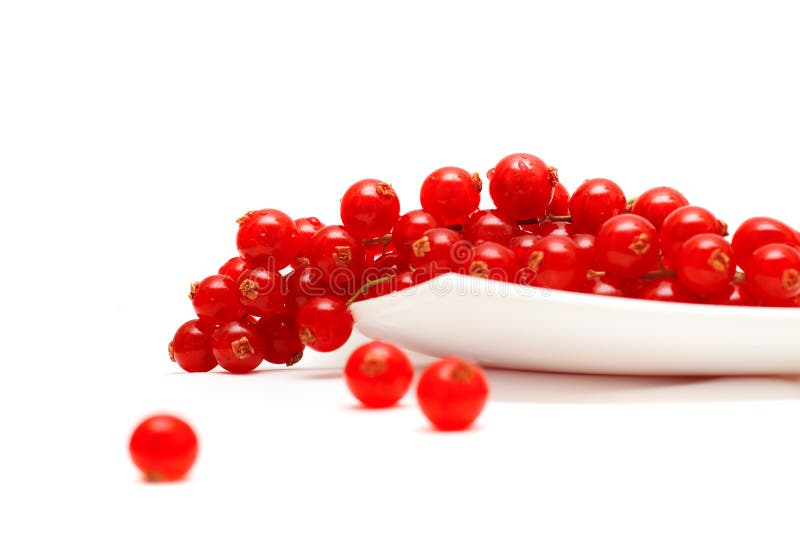 Fruta: Passa De Corinto Vermelha Isolada No Branco Imagem de Stock ...