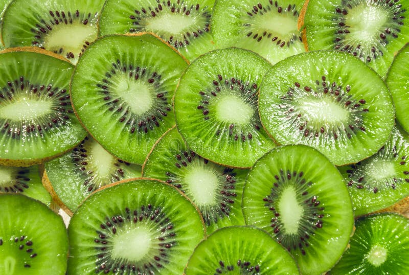 Fruta Tropical Quivi Verde, Cortado Foto de Stock - Imagem de alimentos ...