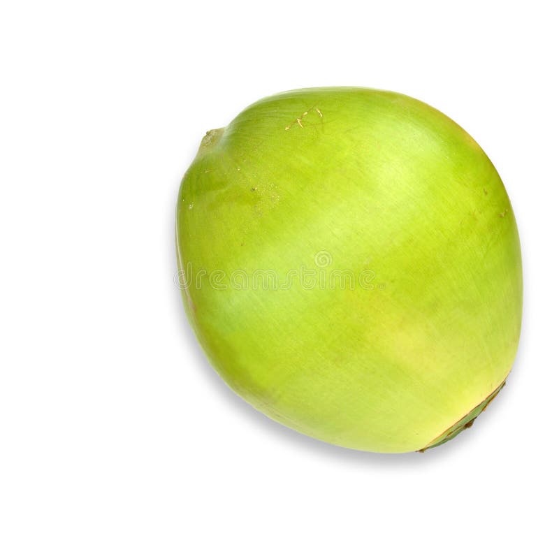 Fruta verde del coco foto de archivo. Imagen de alimento - 25742026