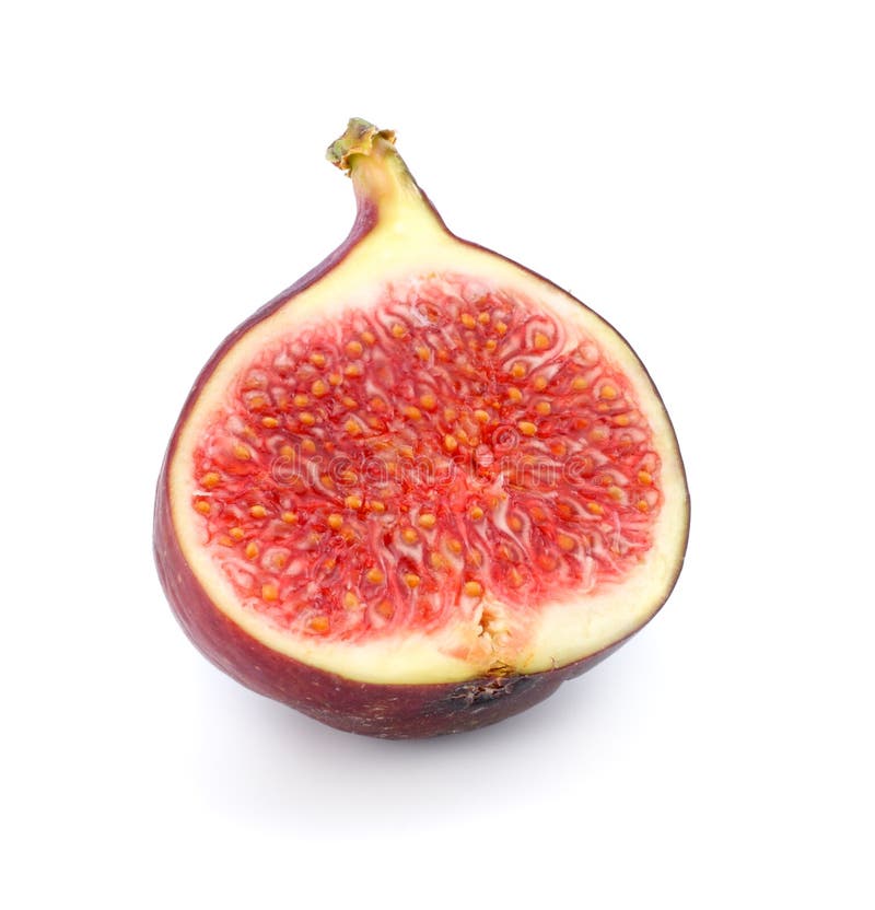 Frutas De Los Higos En Blanco Trayectoria De Recortes Foto de archivo ...