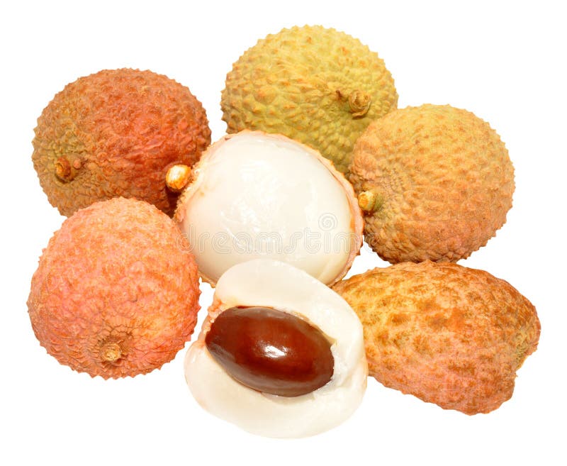 Frutas de Lychee foto de stock. Imagem de chinês, ingrediente - 50778048
