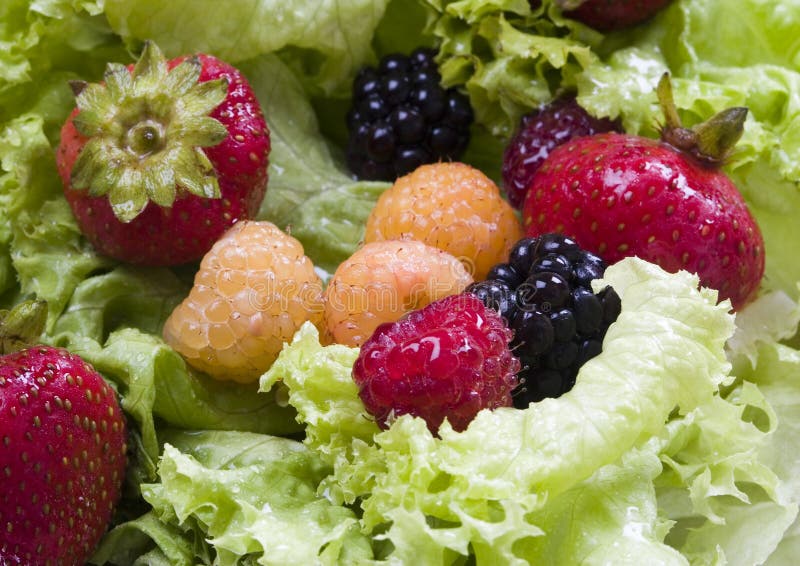 Frutas y lechuga imagen de archivo. Imagen de lechuga - 2166625