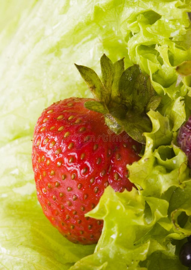 Frutas y lechuga foto de archivo. Imagen de vitalidad - 2166644