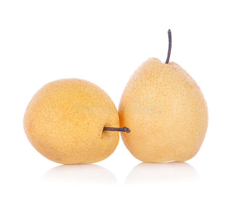 Fruto De Pera Sobre Fondo Blanco Aislado Imagen de archivo - Imagen de ...