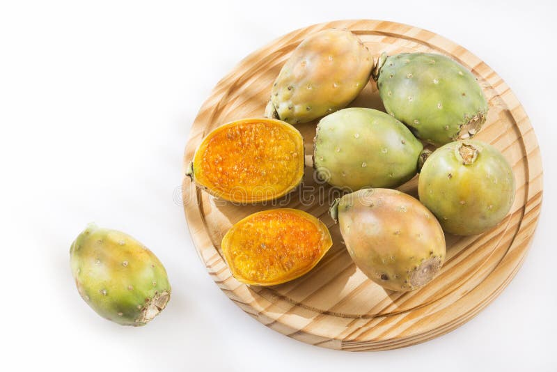 Fruto Do Cacto - Ficus Do Opuntia Indica Imagem de Stock - Imagem de ...