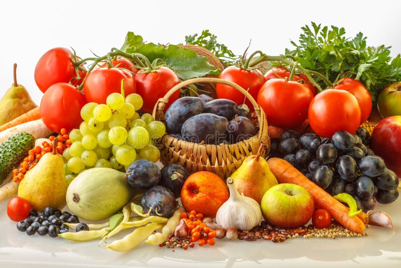 Frutta E Verdure Di Autunno Immagine Stock - Immagine di misto, autunno ...