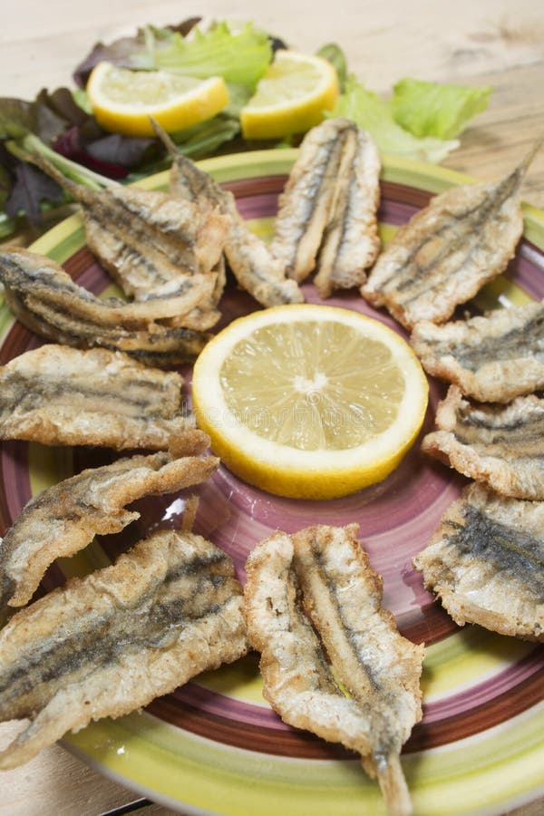 Fry of blue fish stock image. Image of taste, three - 109941887