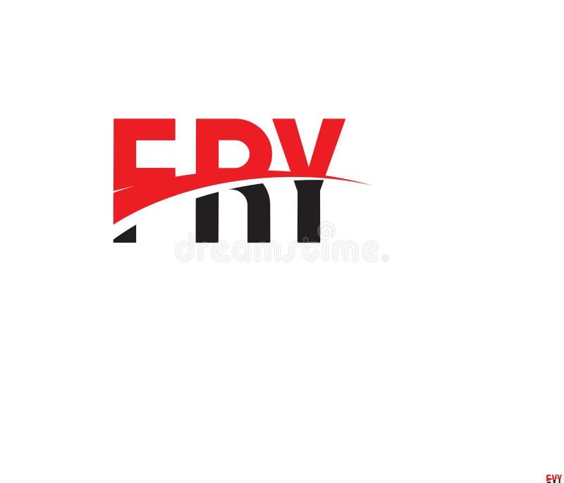 FRY Letter Initial Logo Design Vector Illustration Stock Vector ...