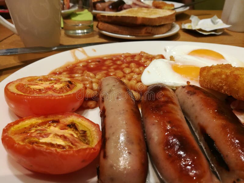 Fry up for Breakfast stock image. Image of morning, brown - 83711835