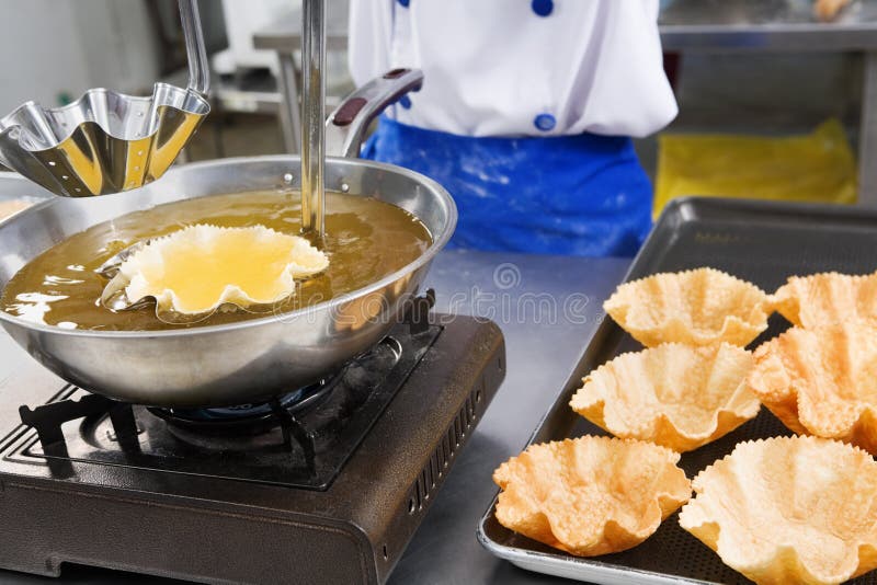 Fry the wheat bowl stock image. Image of expert, chef - 14050379