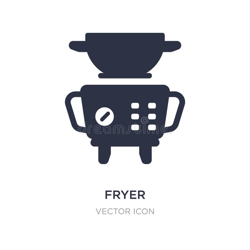 Fryer Icon on White Background. Simple Element Illustration from ...