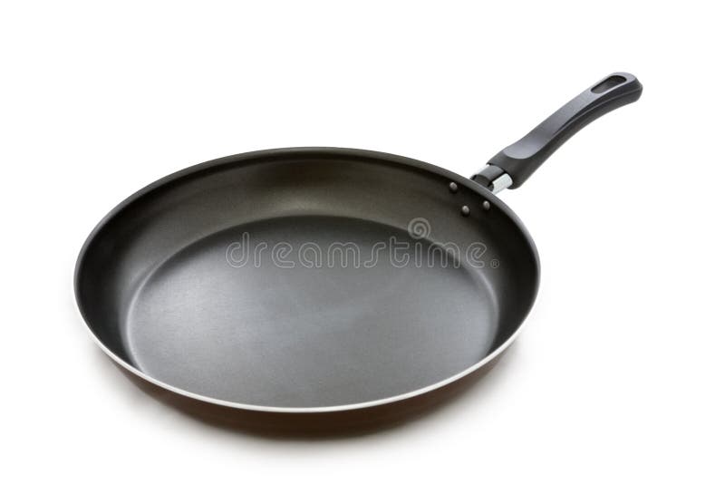 Frying pan stock image. Image of white, frying, horizontal - 13900207
