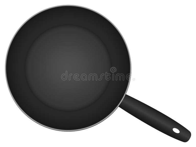 Black Empty Frying Pan Stock Illustrations – 1,852 Black Empty Frying ...