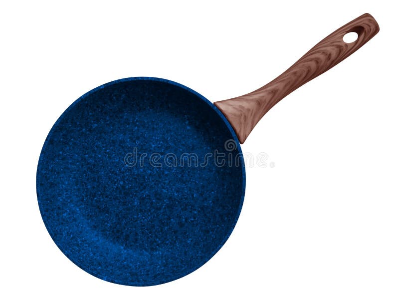 Frying Pan - blue stock image. Image of iron, utensil - 139139785
