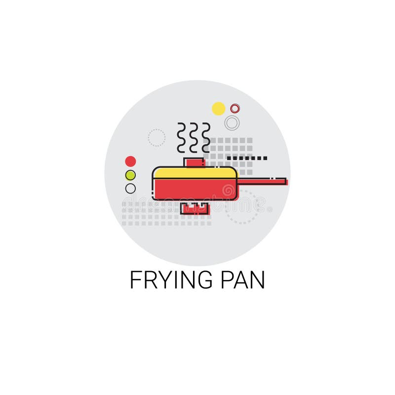 Frying Pan Cooking Utensils Kitchen Equipment Appliances Icon Stock ...