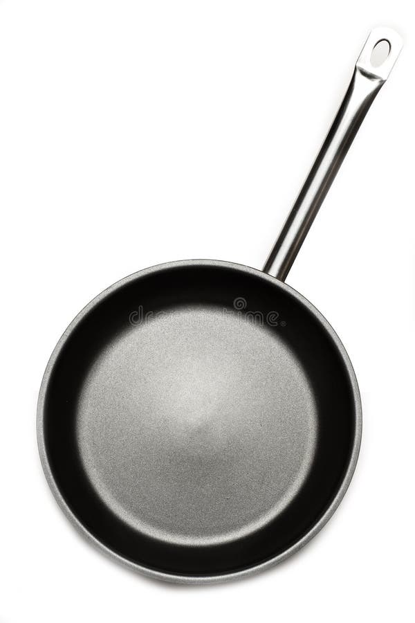 A Frying Pan in Cut Out View Stock Image - Image of frying, kitchenware ...