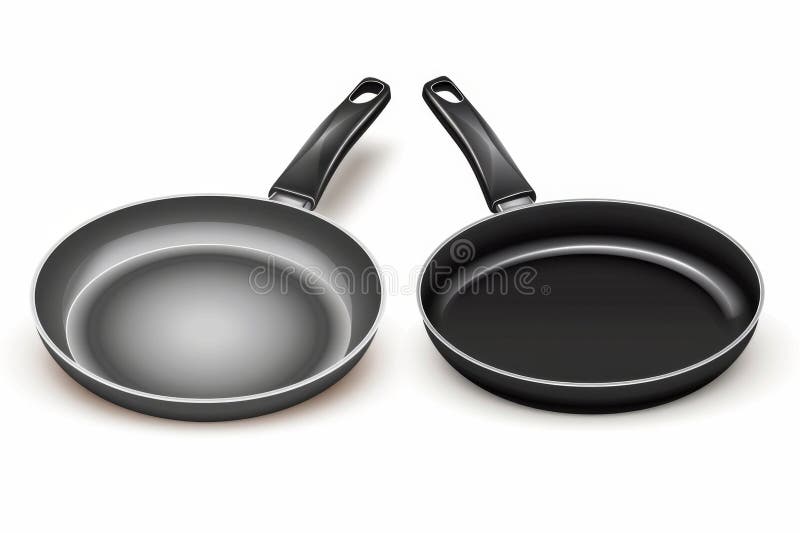 Frying Pan Icon, Empty Nonstick Cookware Sign, Non Stick Symbol Skillet ... Frying Pan Icon, Empty Nonstick Cookware Sign, Non Stick Symbol Skillet ...