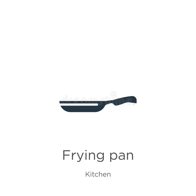 Frying Pan Icon Vector. Trendy Flat Frying Pan Icon from Kitchen ...