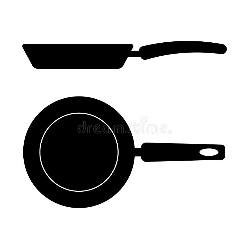 Pan Icon on White Background Stock Vector - Illustration of isolated ...