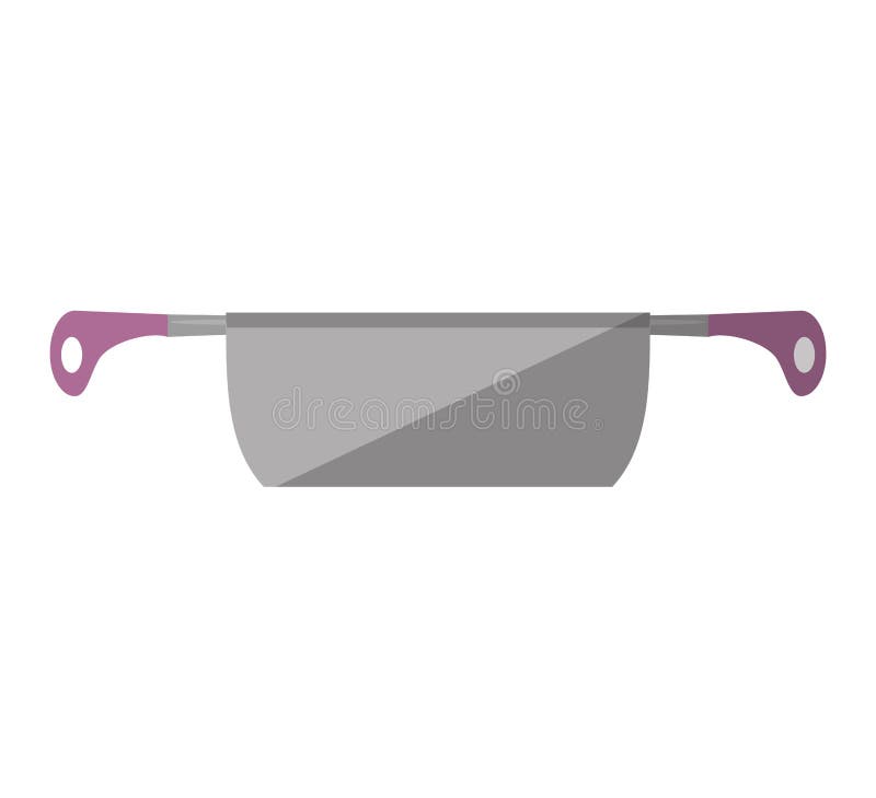 Frying Pan Kitchen and Cooking Utensils Shadow Stock Illustration ...