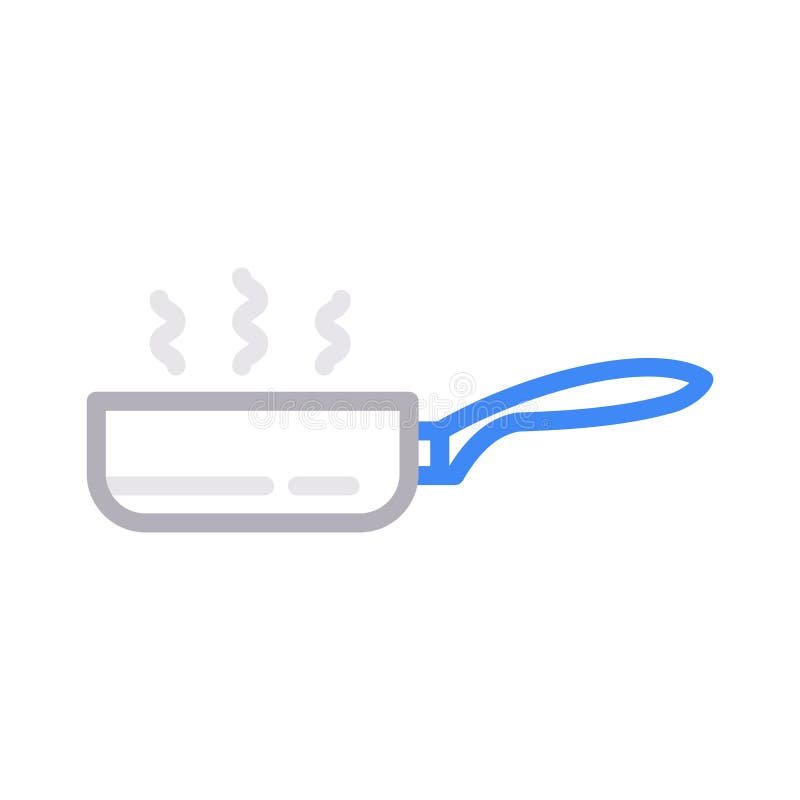 Frying Pan Icon Thin Line Stock Illustrations – 724 Frying Pan Icon ...