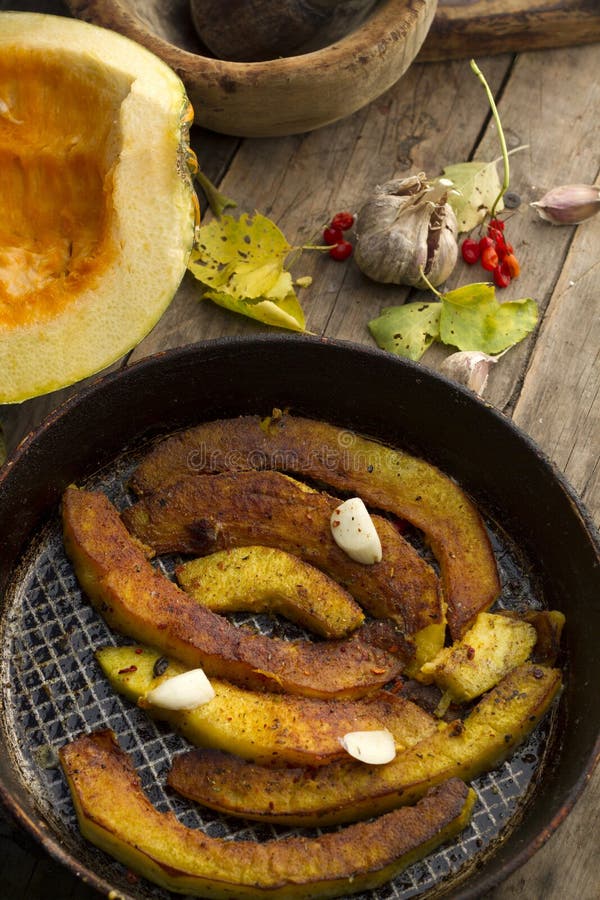 Frying Pan with Slices of Chicken Fillet on Table Stock Image - Image ...