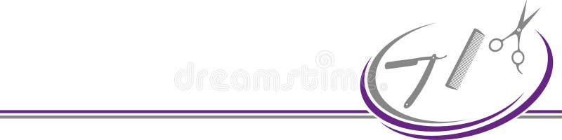 Scissors, Comb and Razor Background, Hairdresser and Barber Background ...