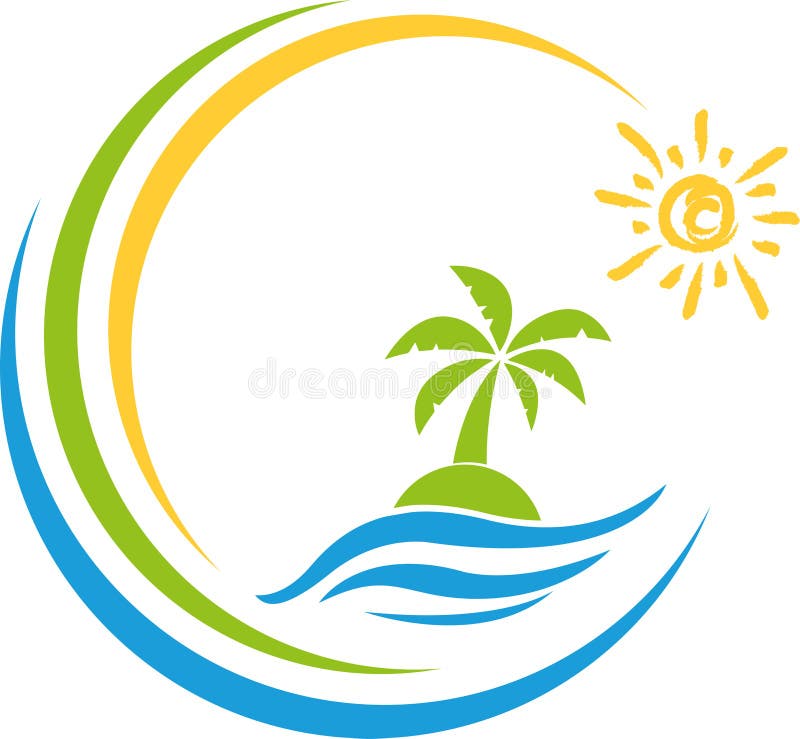 Tropical Island Logo Stock Illustrations – 29,396 Tropical Island Logo ...